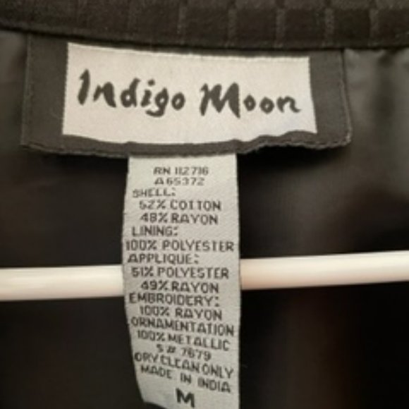 indigo moon | Jackets & Coats | Indigo Moon Flower Jacket | Poshmark